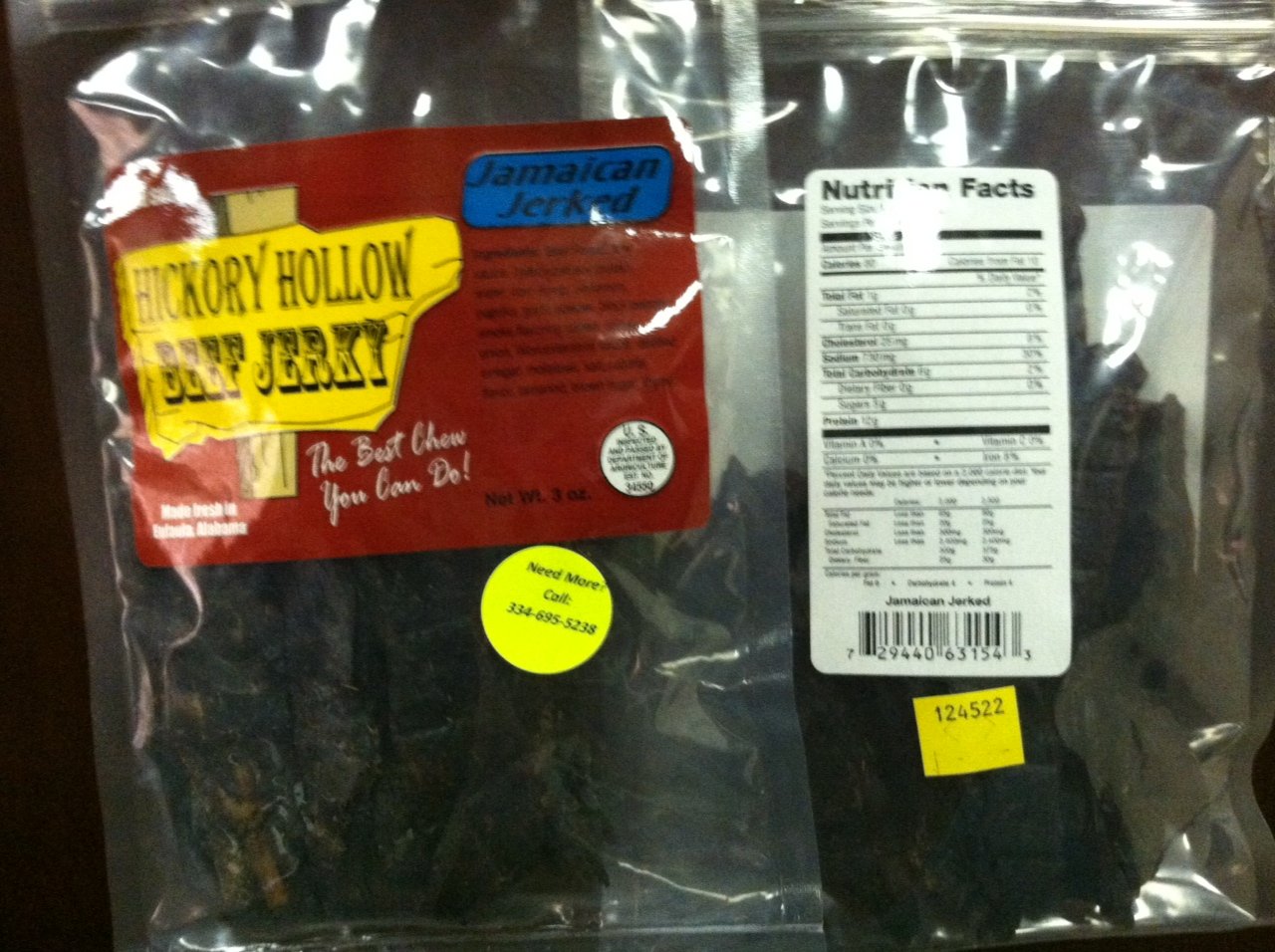 Jamaican Jerked Beef Jerky – Hickory Hollow Beef Jerky